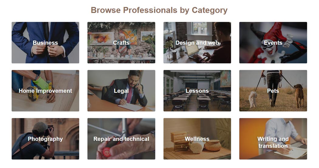 Professionals Directory Features