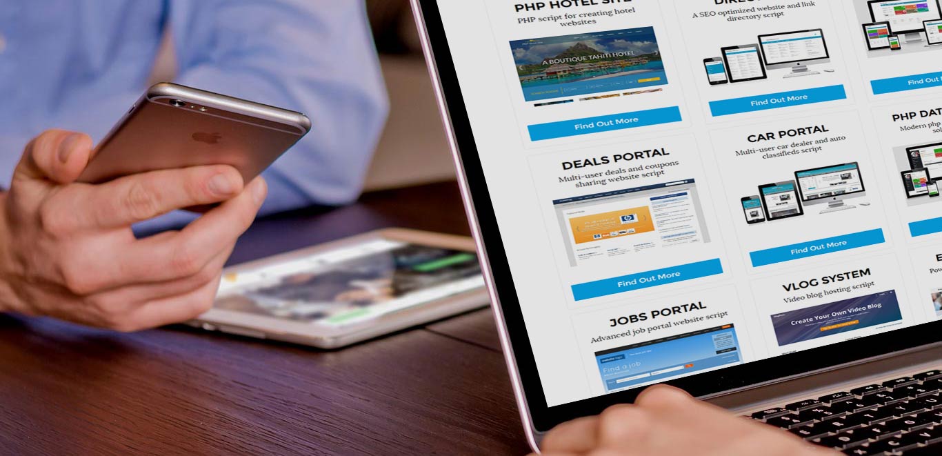 Combine Php Scripts Modern Multi User Php Web Portals